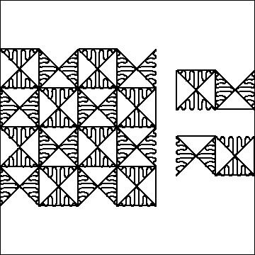 Coils Triangle Fill-L02058* : It's A Quilt Thing! - Designs by Laurie ...